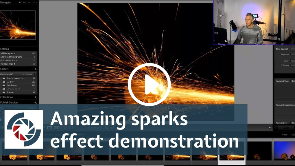 Amazing Sparks Effect Demonstration: Friday Photo Talk