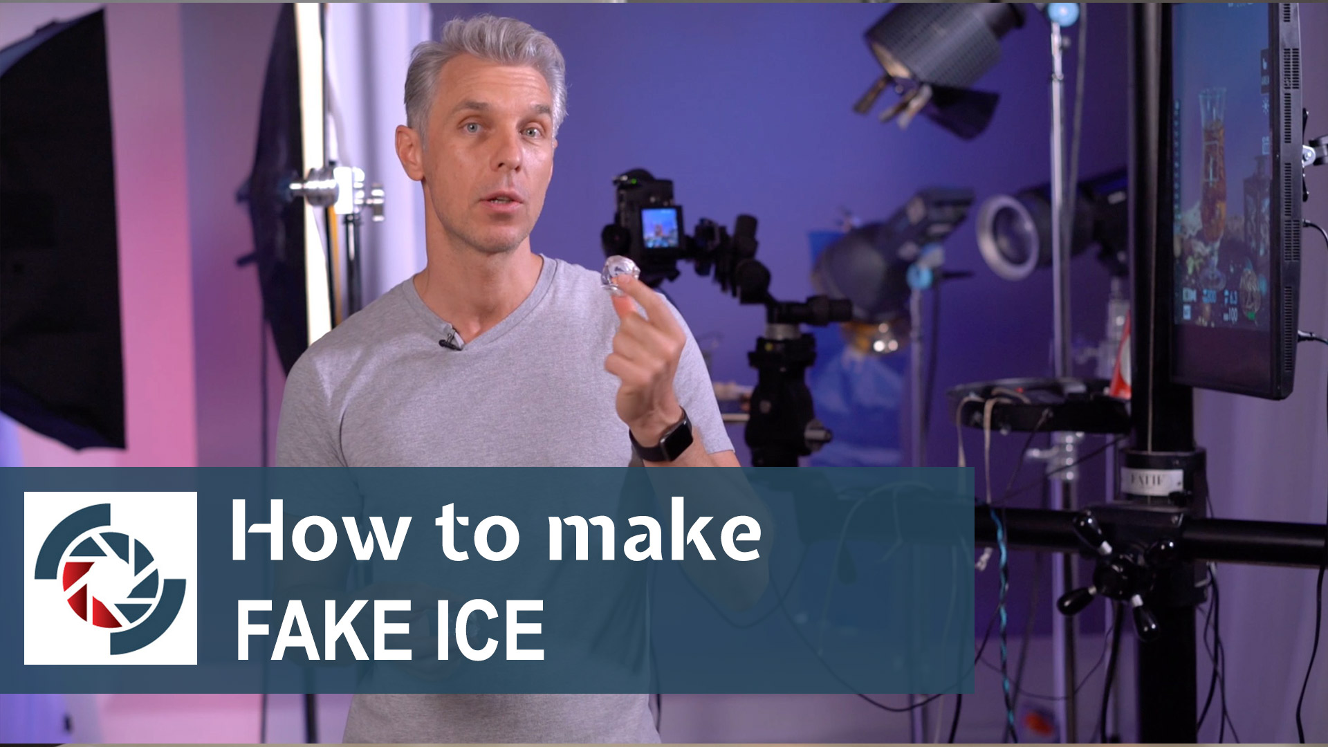 How to make fake ice for product photography mini tutorial