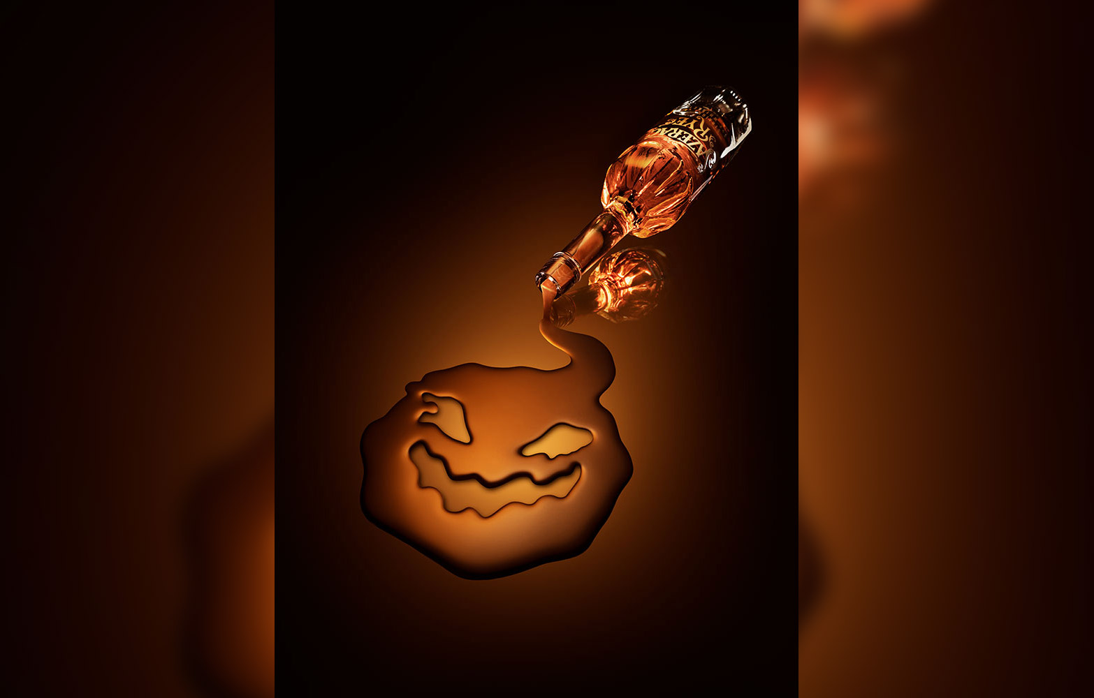 Spooky Halloween Whiskey Pour; Product Photography workshop #75
