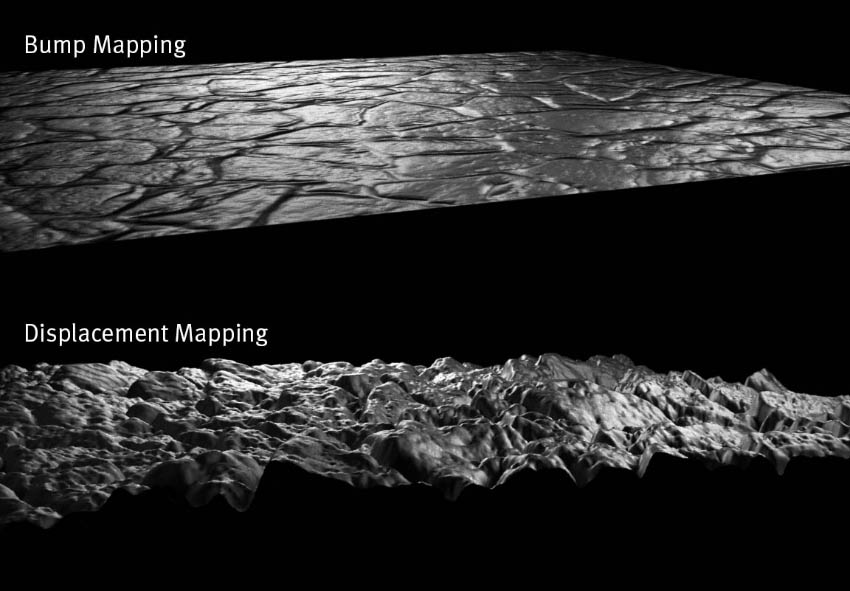 Bump Mapping vs Displacement Mapping Bump Mapping vs Displacement Mapping
